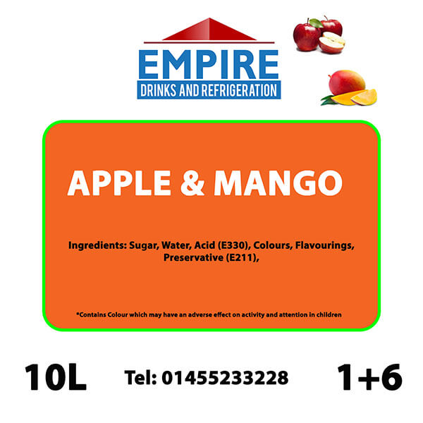 Empire Apple Juice 10 Litre Bag In Box - Empire Drinks & Refrigeration Ltd